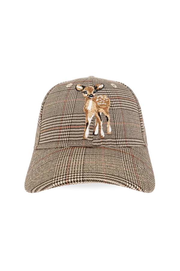 Munthe Check Cap 'corul - Brown