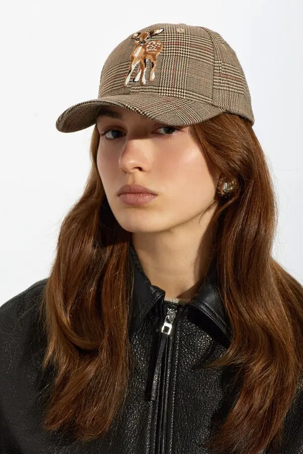 Munthe Check Cap 'corul