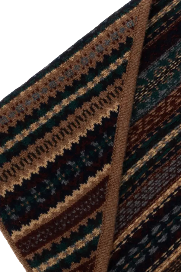 &daughter Cashmere Triangular Scarf ‘fairisle