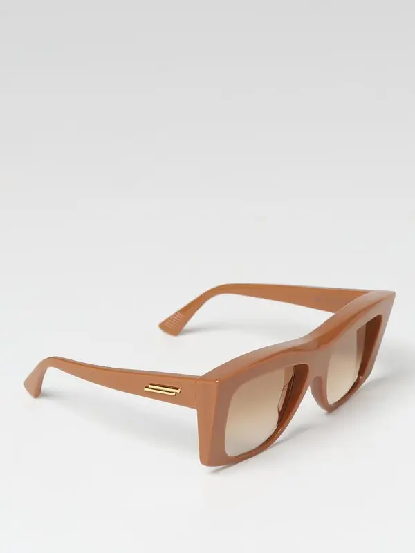 Bottega Veneta Visor Sunglasses In Acetate - Brown