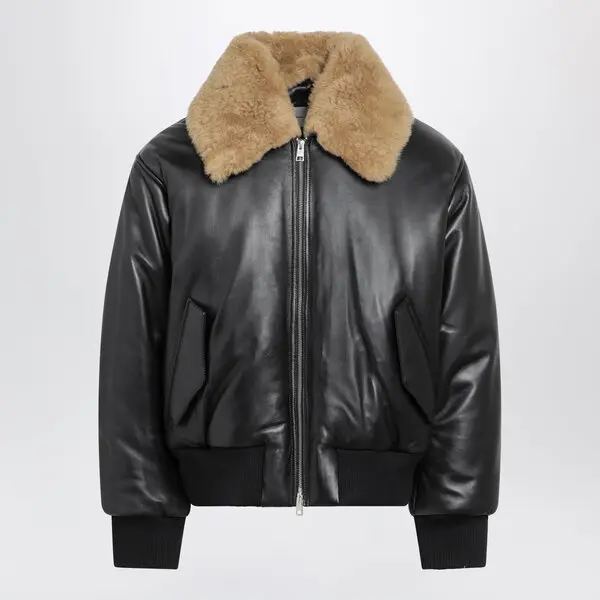 AMI Paris Padded Lambskin Jacket