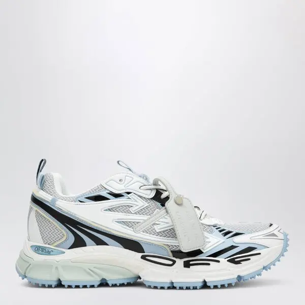 Off-White White/light Blue Be Right Back Sneakers - Black