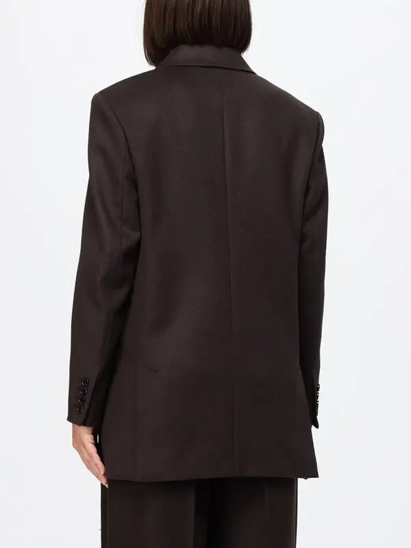 Max Mara Double-breasted Pure Virgin Wool Blazer With Peak Lapels And Button Closure