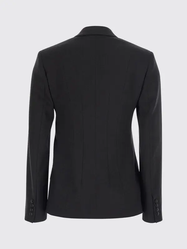 Max Mara Double-breasted Stretch-wool Blazer With Peak Lapels