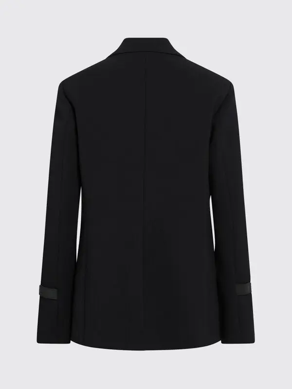 Loewe Cropped Single-breasted Wool-blend Blazer With Lapel Collar