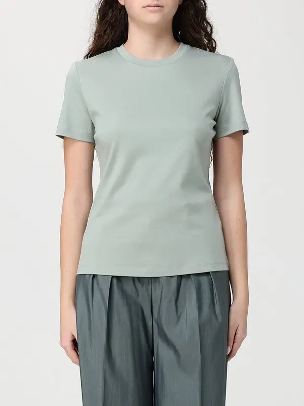Max Mara Basic Cotton T-shirts - Green