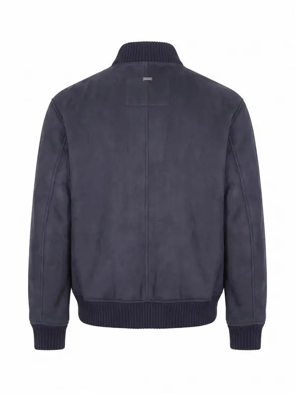 Herno Faux Shearling Bomber Jacket