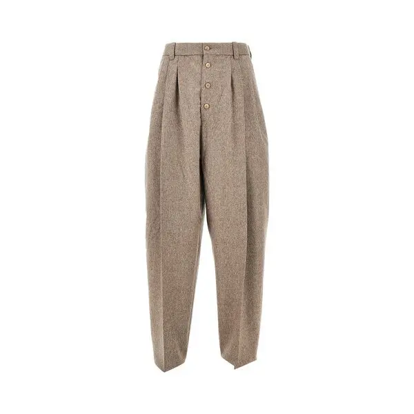 Jacquemus Fernando' Wool Pants - Cream