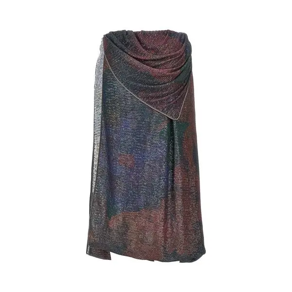 MAISON MARGIELA Sequinned Draped Midi Skirt