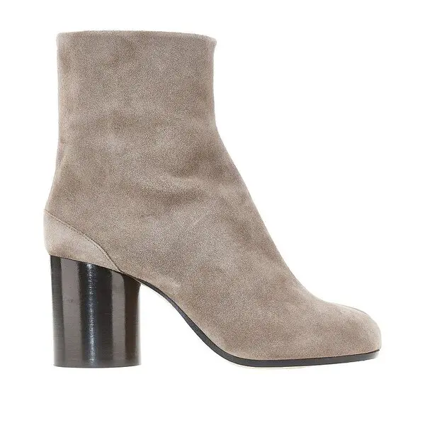 MAISON MARGIELA Suede Leather 'tabi' Ankle Boots