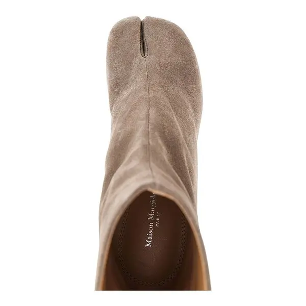 MAISON MARGIELA Suede Leather 'tabi' Ankle Boots