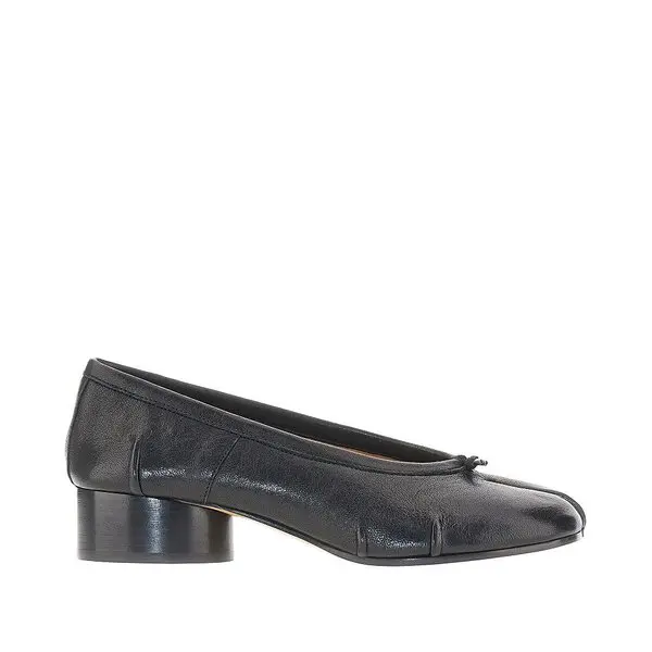 MAISON MARGIELA Tabi Heeled Ballerinas - Black