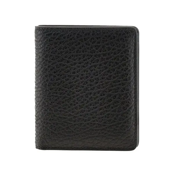 MAISON MARGIELA Four Stitches' Grained Leather Wallet - Black
