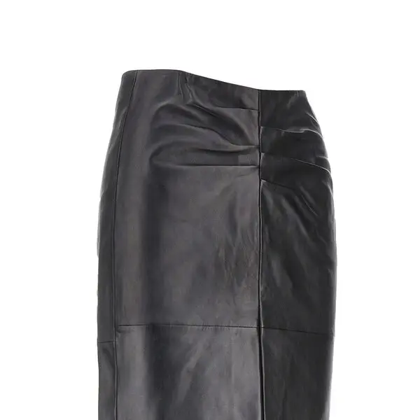 Isabel Marant Étoile Tuline' Leather Midi Skirt
