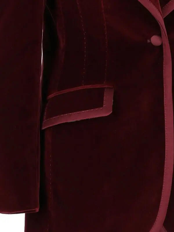 Dolce & Gabbana Turlington Single-breasted Velvet Jacket