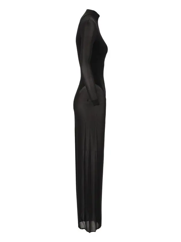 Alaïa Matte Jersey Maxi Dress