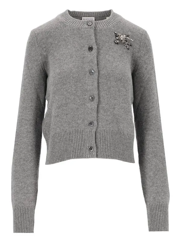 Burberry Ekd Cardigan - Gray