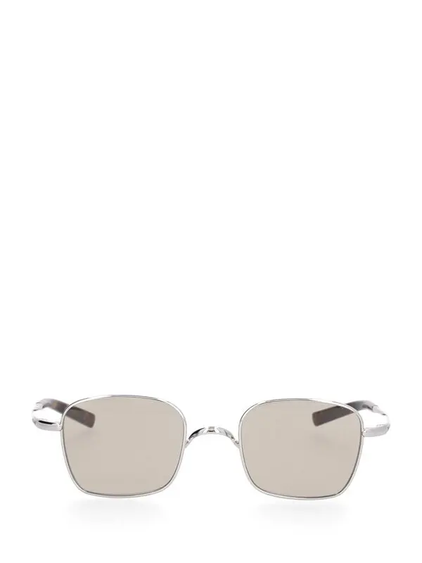 Saint Laurent Square Metal Sunglasses - Silver