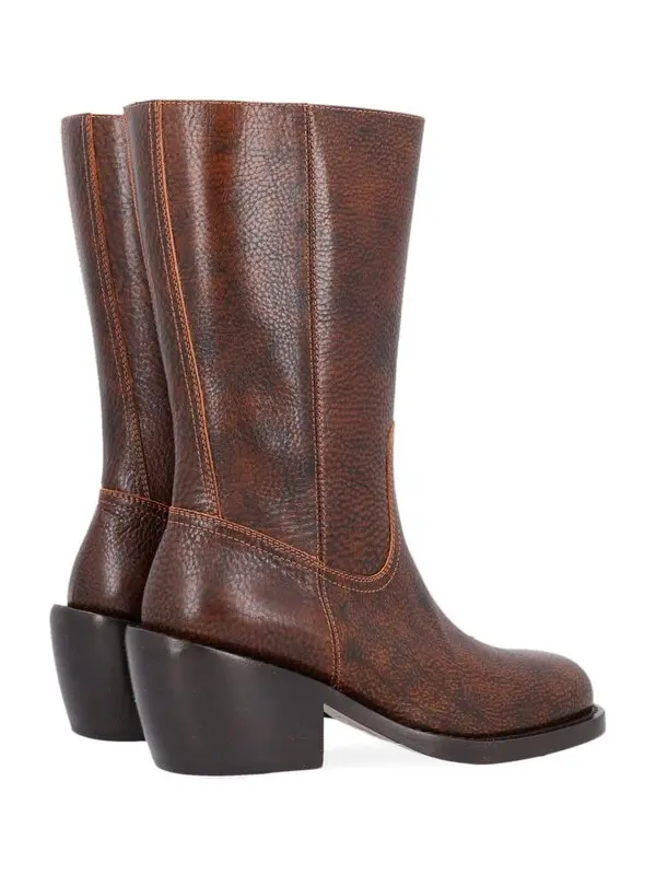 Dries Van Noten Ankle Boot With A Buckle