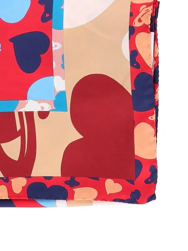VIVIENNE WESTWOOD Silk Scarf - Red