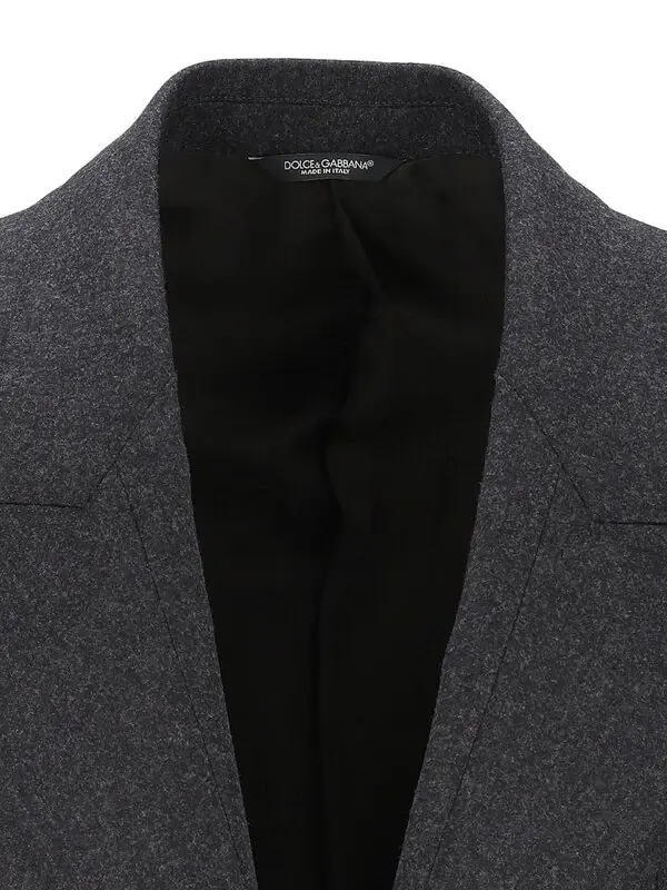 Dolce & Gabbana Sinatra Single-breasted Wool Flannel Jacket