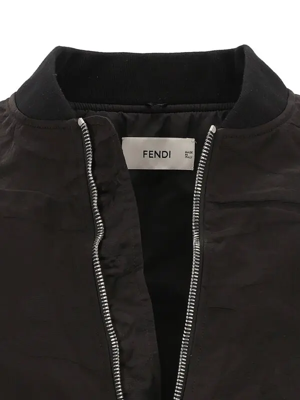 Fendi Nylon Bomber - Black