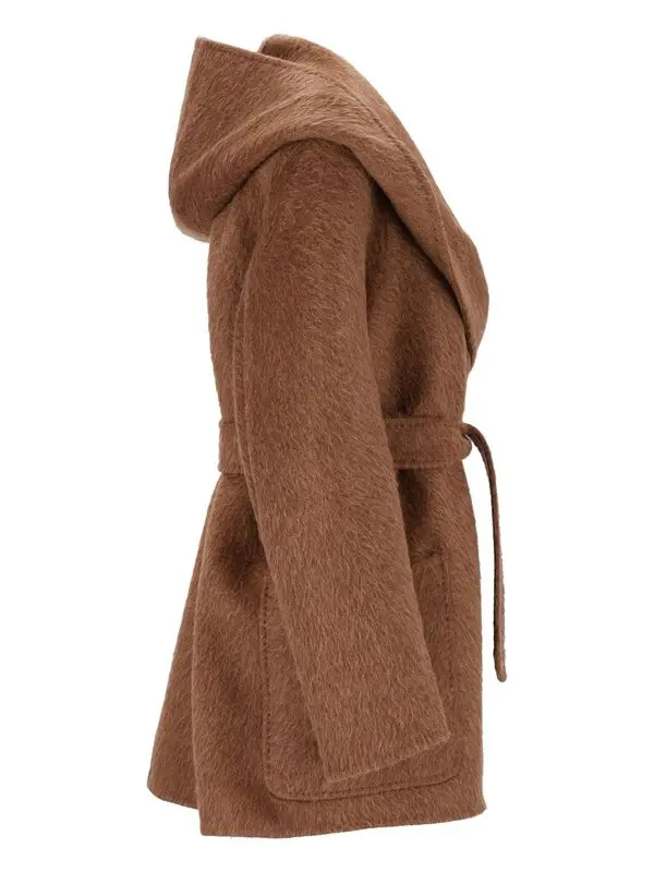Max Mara Short Coat With A Hood