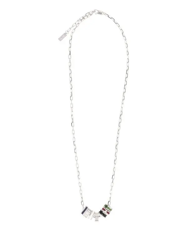 Celine Chain Necklace With Pendants