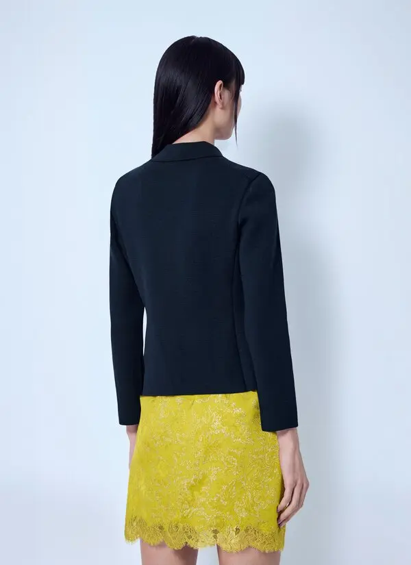 Saint Laurent Wool Polo Cardigan