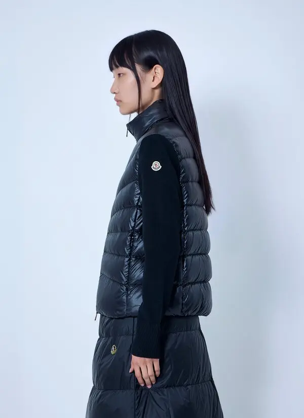 Moncler Padded Wool Cardigan