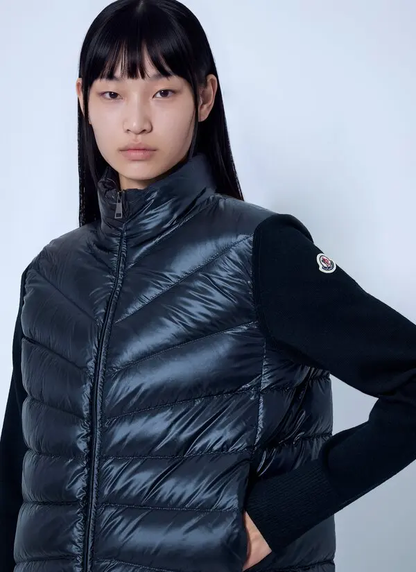 Moncler Padded Wool Cardigan