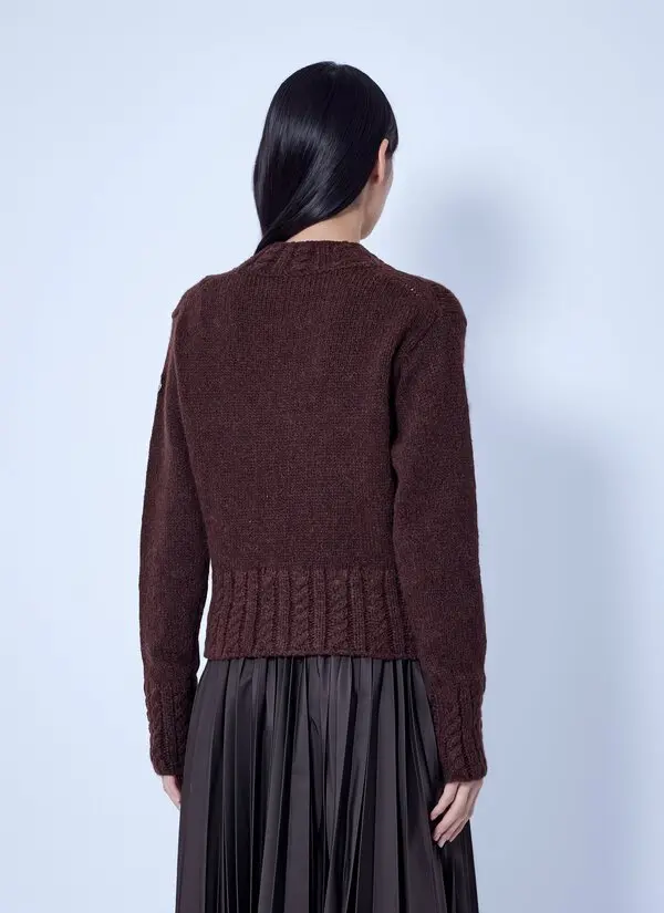 Moncler Alpaca Blend Polo Neck Jumper
