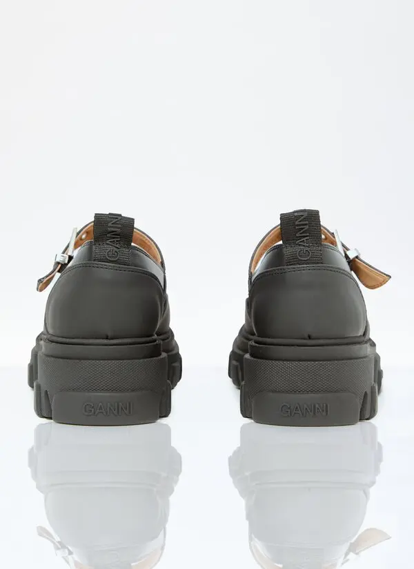 GANNI Cleated Mary-jane Shoes