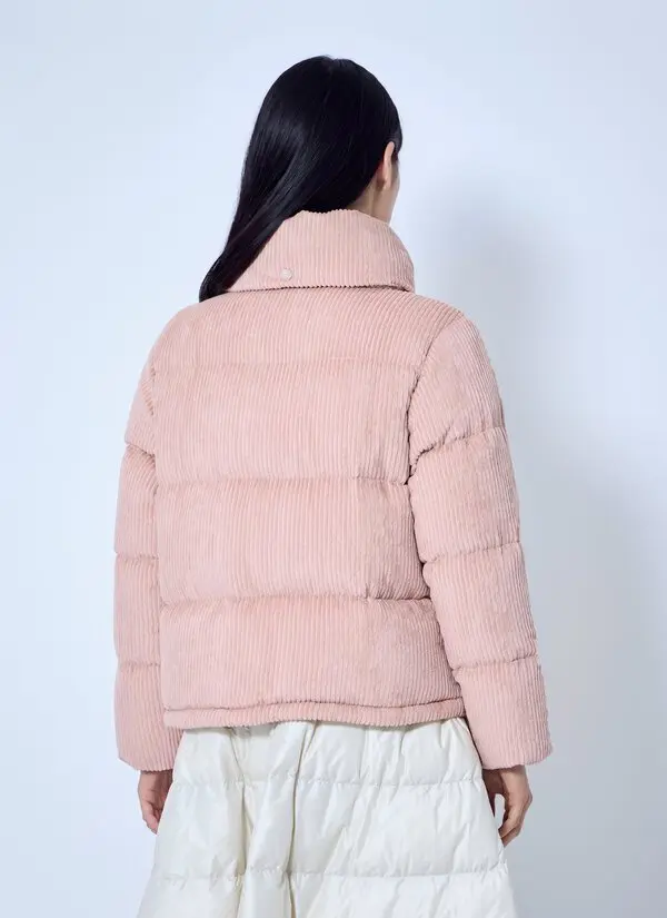 Moncler Lumineux Corduroy Short Down Jacket