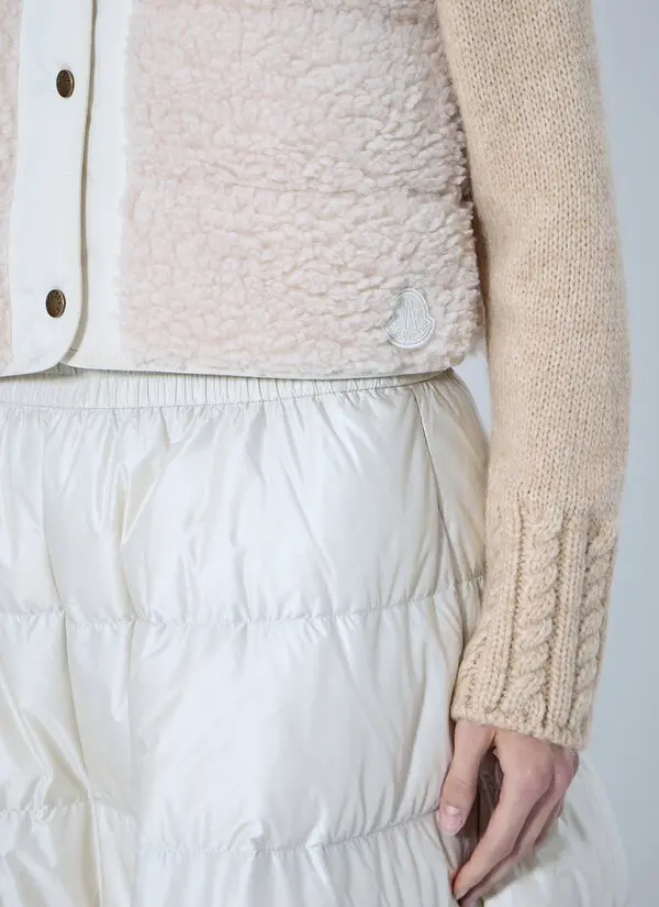 Moncler Fluffy Teddy Padded Gilet