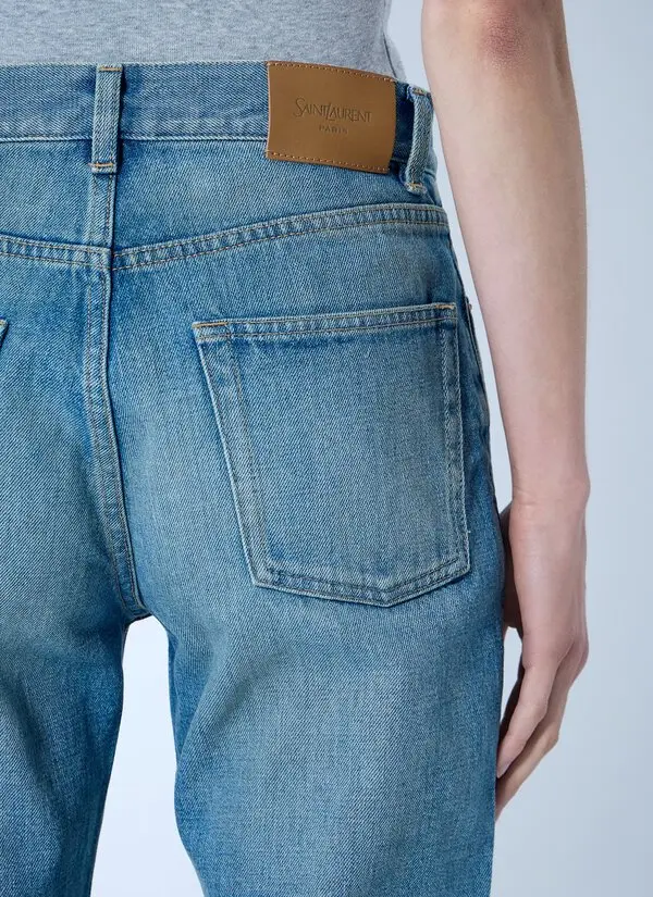 Saint Laurent Mid-rise Straight Jeans