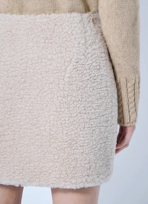 Moncler Teddy Mini Skirt