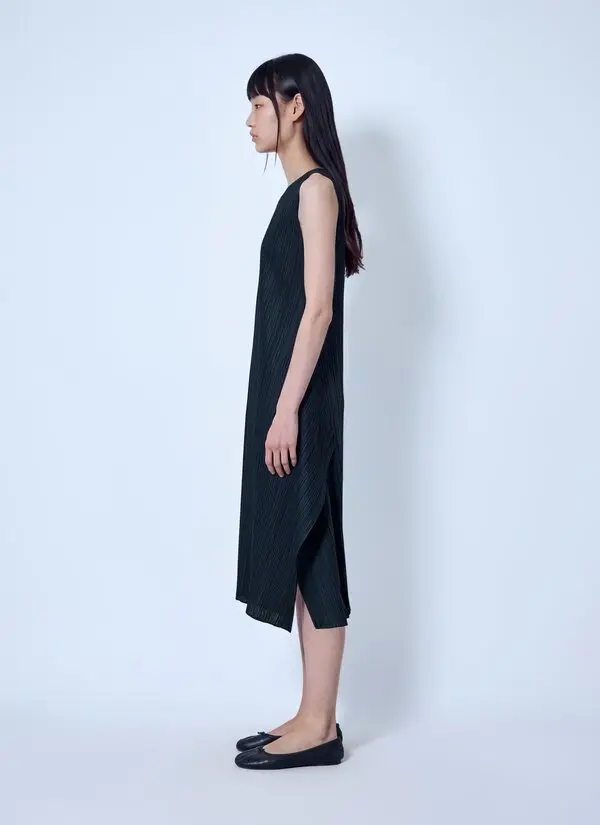 Issey Miyake September Pleated Midi Dress
