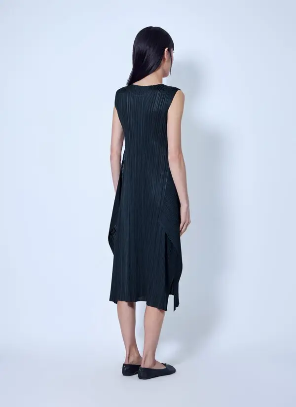 Issey Miyake September Pleated Midi Dress