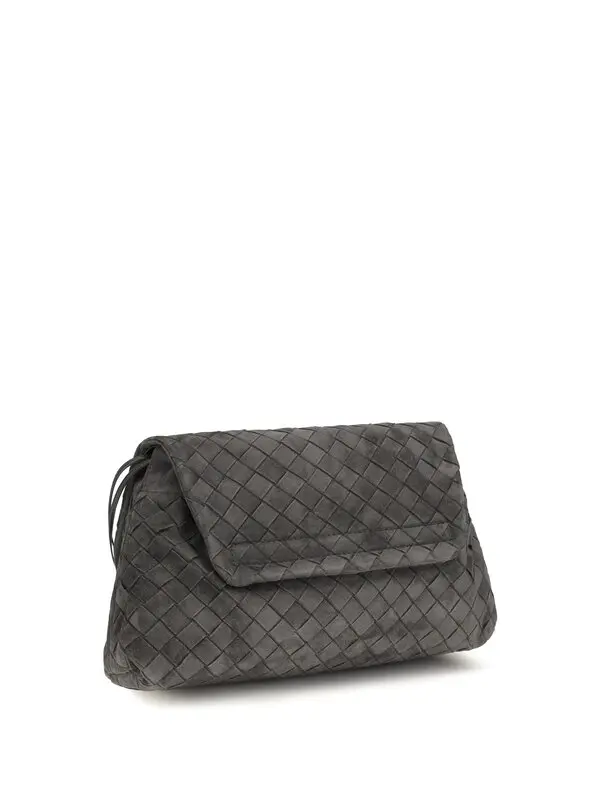 Bottega Veneta Giorno Shoulder Bag - Gray