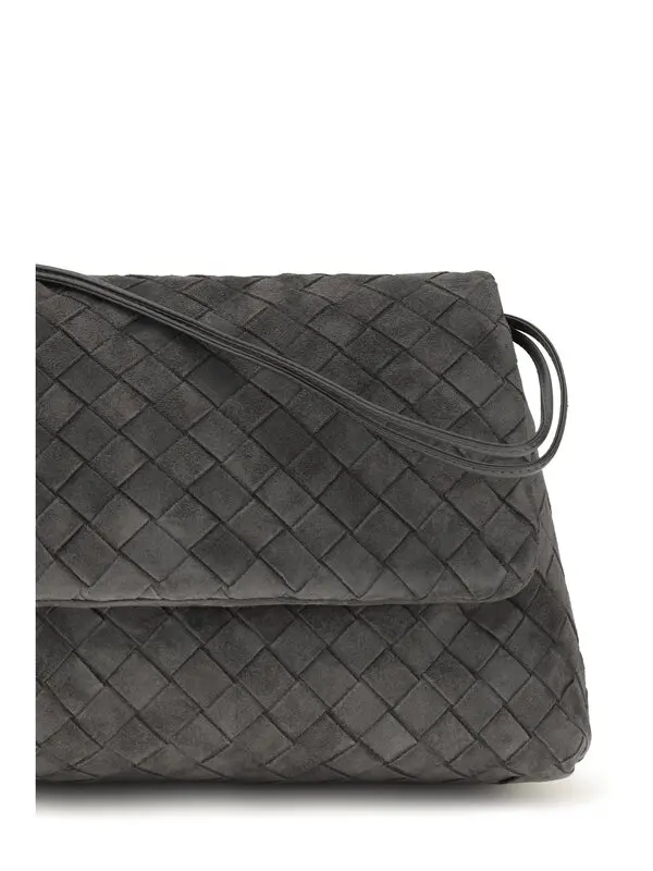 Bottega Veneta Giorno Shoulder Bag - Gray