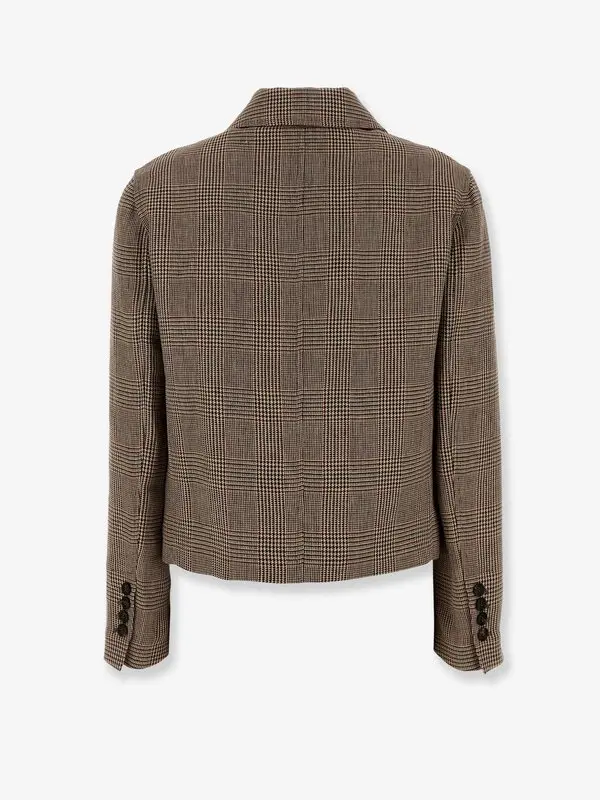 Brunello Cucinelli Cropped Linen Jacket