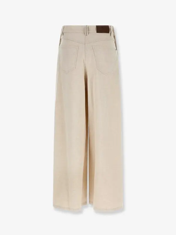 Brunello Cucinelli The Maxi Sailor Jean-low Slung Trousers