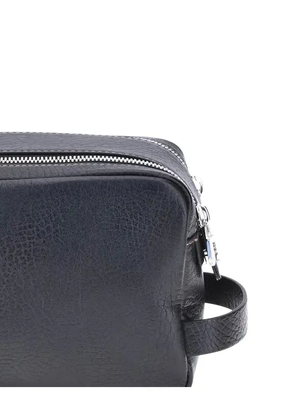 Brunello Cucinelli Pebbled Leather Beauty Case