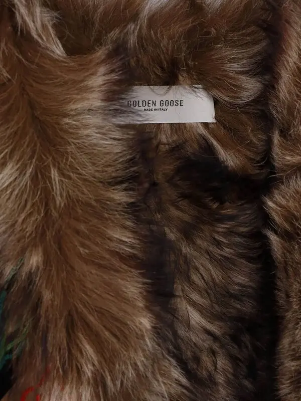 GOLDEN GOOSE Embroidered Shearling Vest