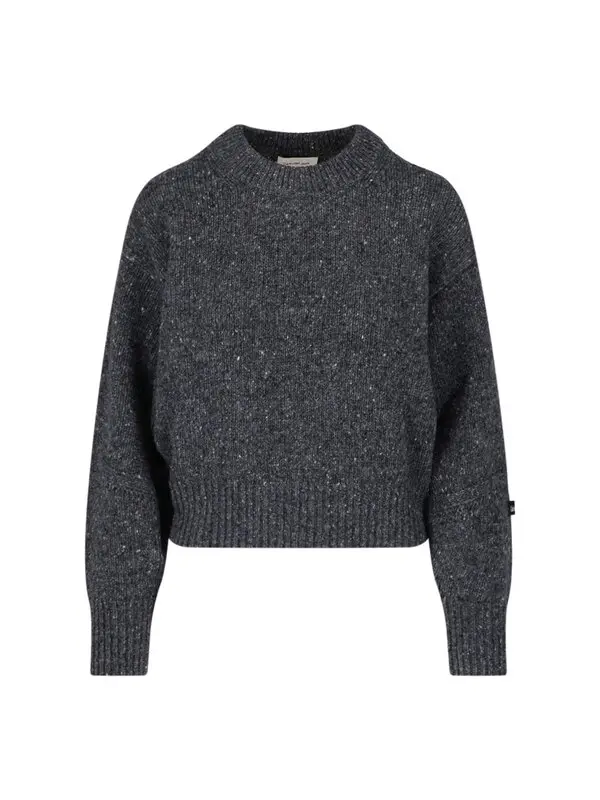 Calvin Klein Grey Wool Blend Sweater - Gray
