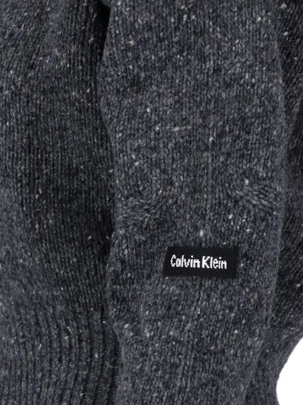 Calvin Klein Grey Wool Blend Sweater