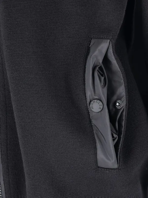 Moncler Zip Logo Cardigan