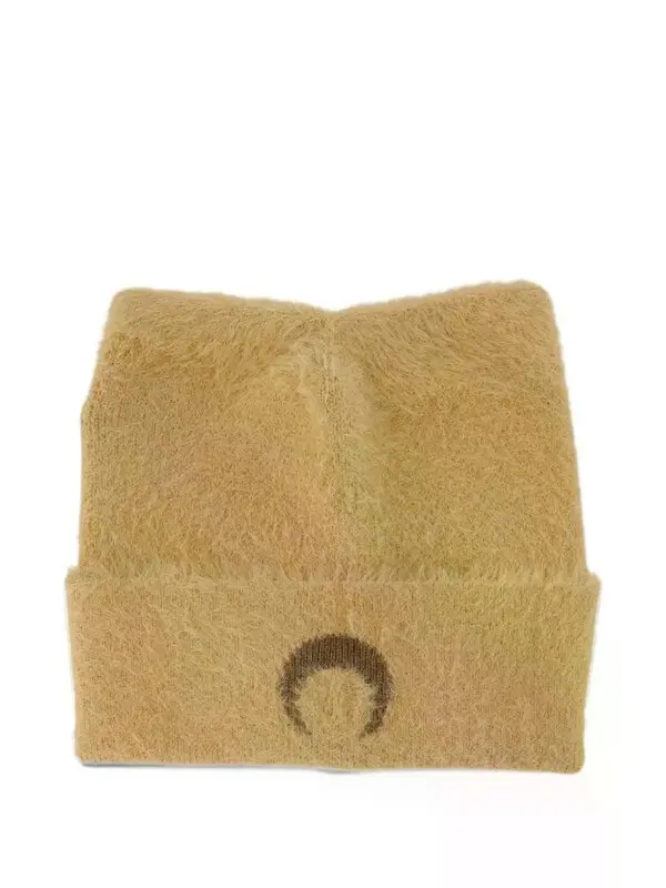 MARINE SERRE Cat-ear Fluffy Beanie Hat