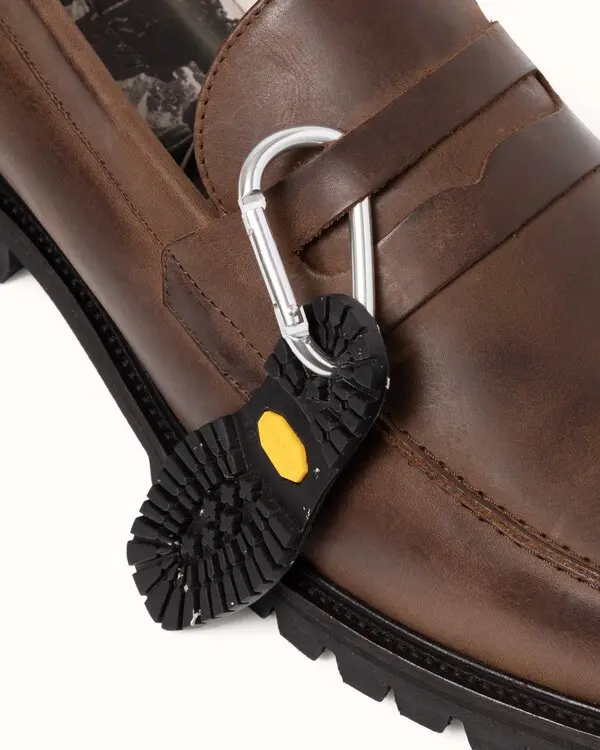 DUKE + DEXTER Vibram Distressed Lug Loafer